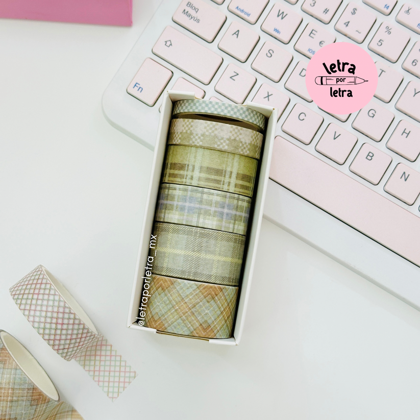 Set washi tapes – Letra por letra